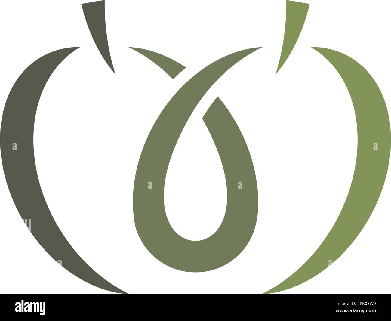 Healthy heart olive Stock Vector Images - Alamy