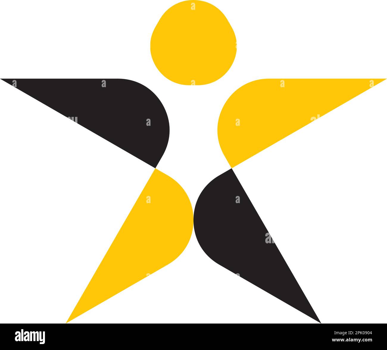 sunburn sunshine man uv light protection logo vector icon design Stock ...