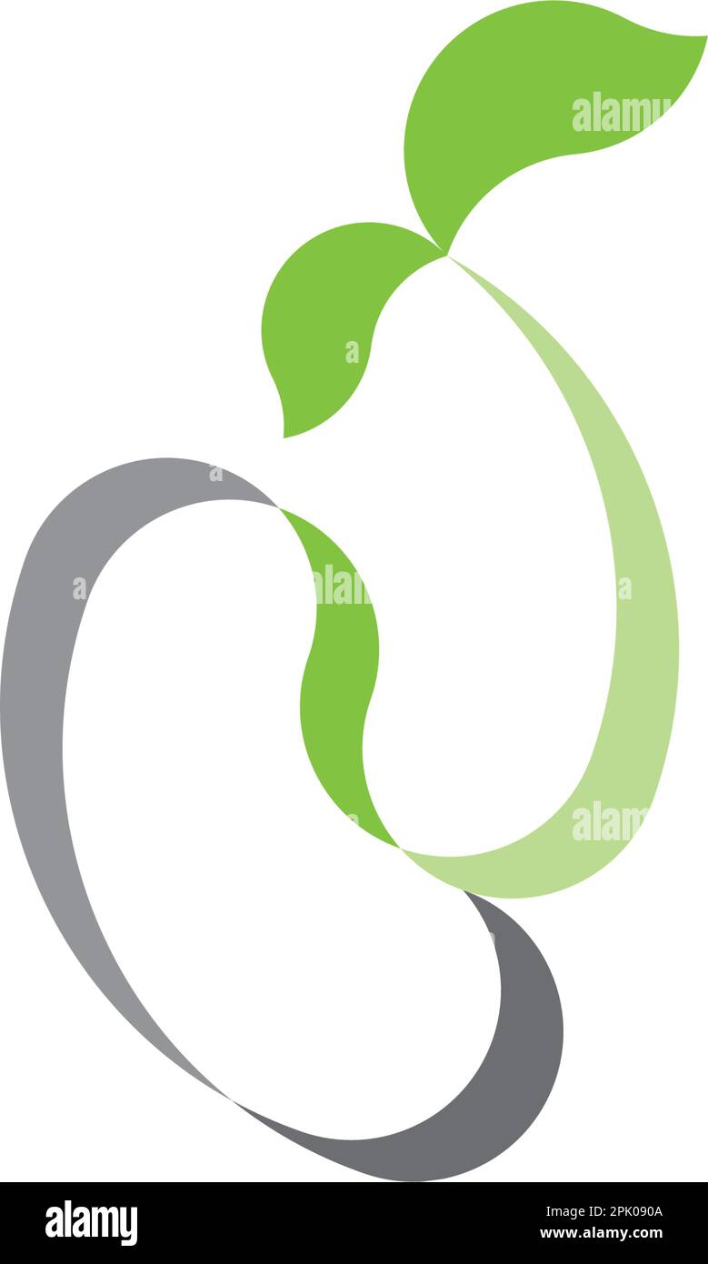 seed germination sprout vector icon grain logo design Stock Vector ...