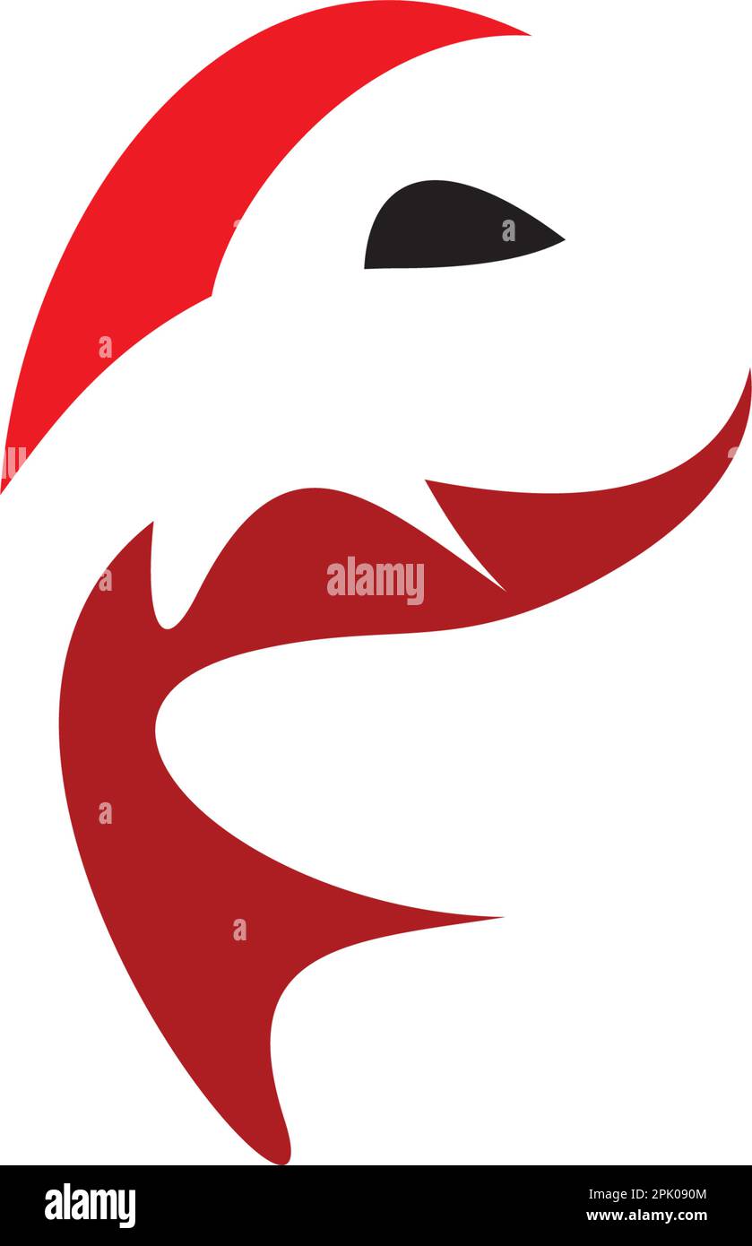 Fish logo icon vector design hi-res stock photography and images - Alamy