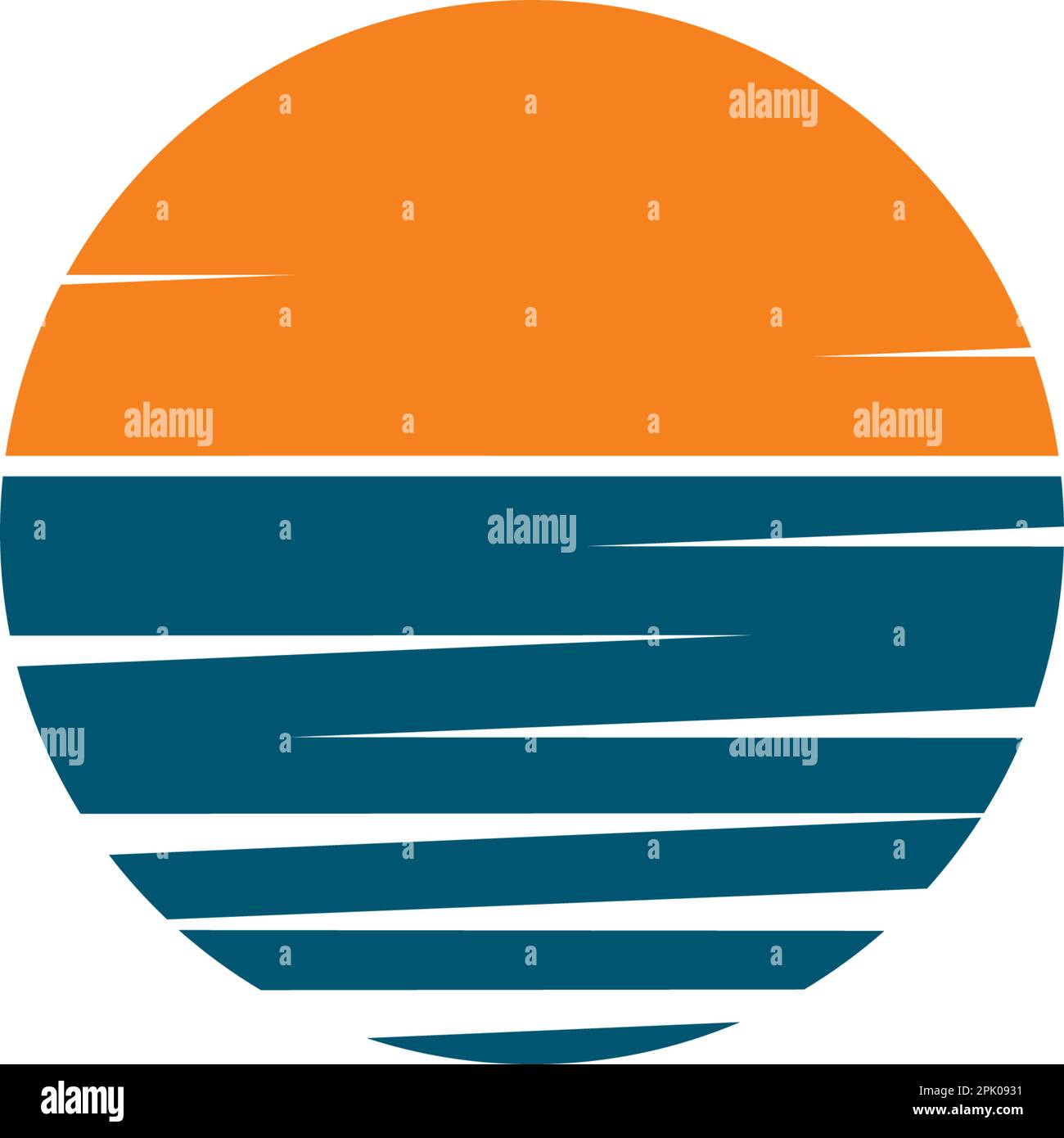 sunset symbol logo icon vector design Stock Vector Image & Art - Alamy