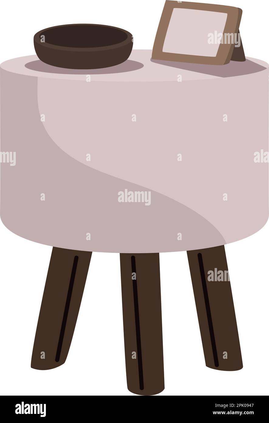table with portrait furniture Stock Vector Image & Art - Alamy