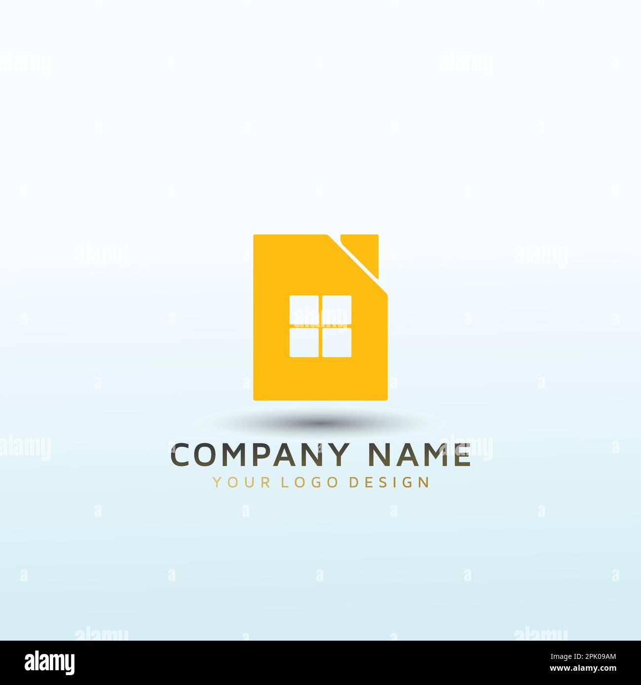 logo design for serviced offices Stock Vector Image & Art - Alamy
