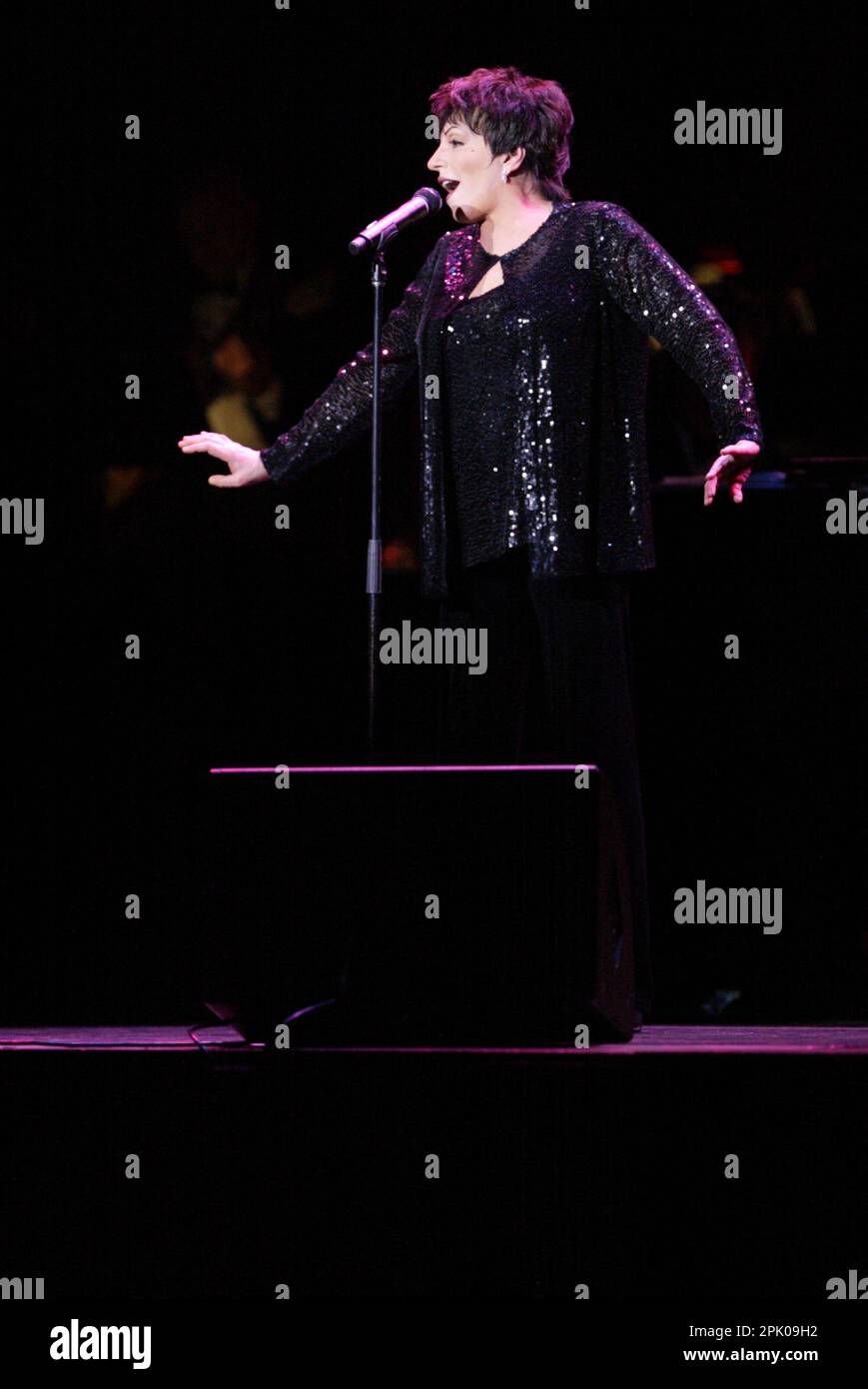 Liza Minelli performing live in concert at Sydney Entertainment Centre ...
