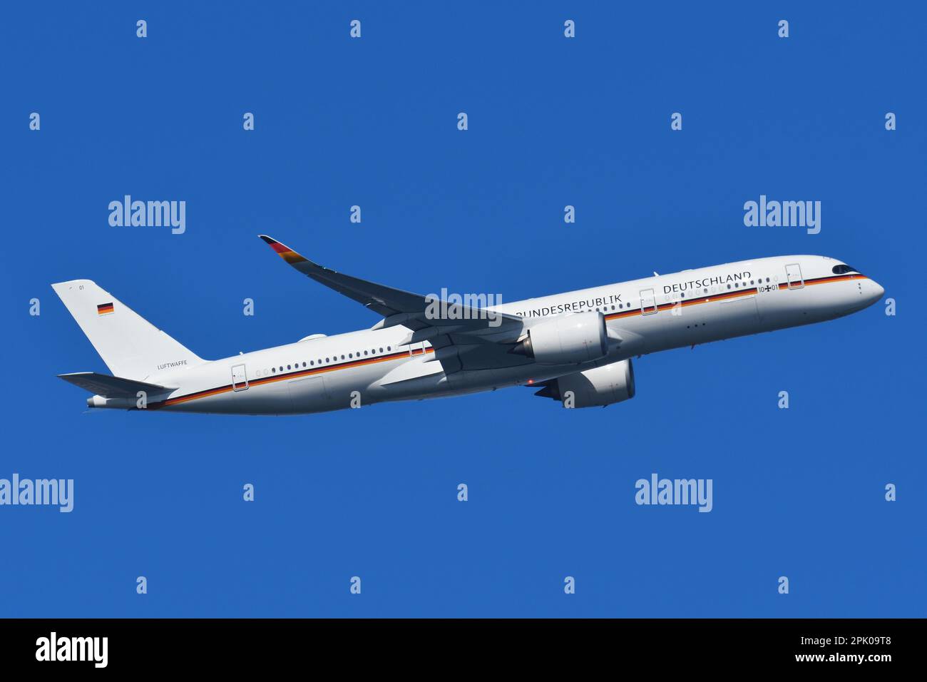 Tokyo, Japan - March 19, 2023: German air force Airbus A350-900 (10+01 ...