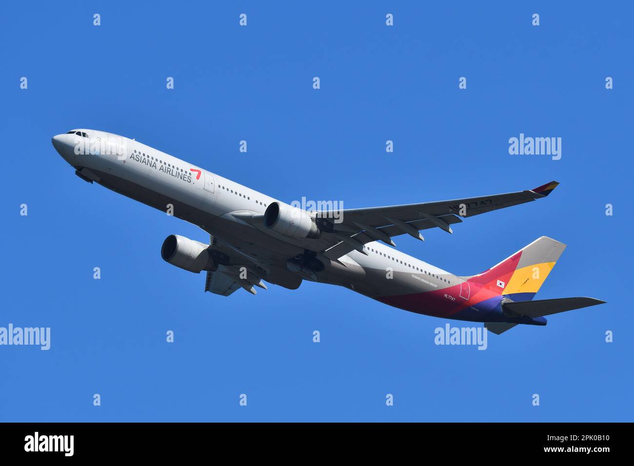 Tokyo, Japan - March 19, 2023: Asiana Airlines Airbus A330-300 (HL7747 ...