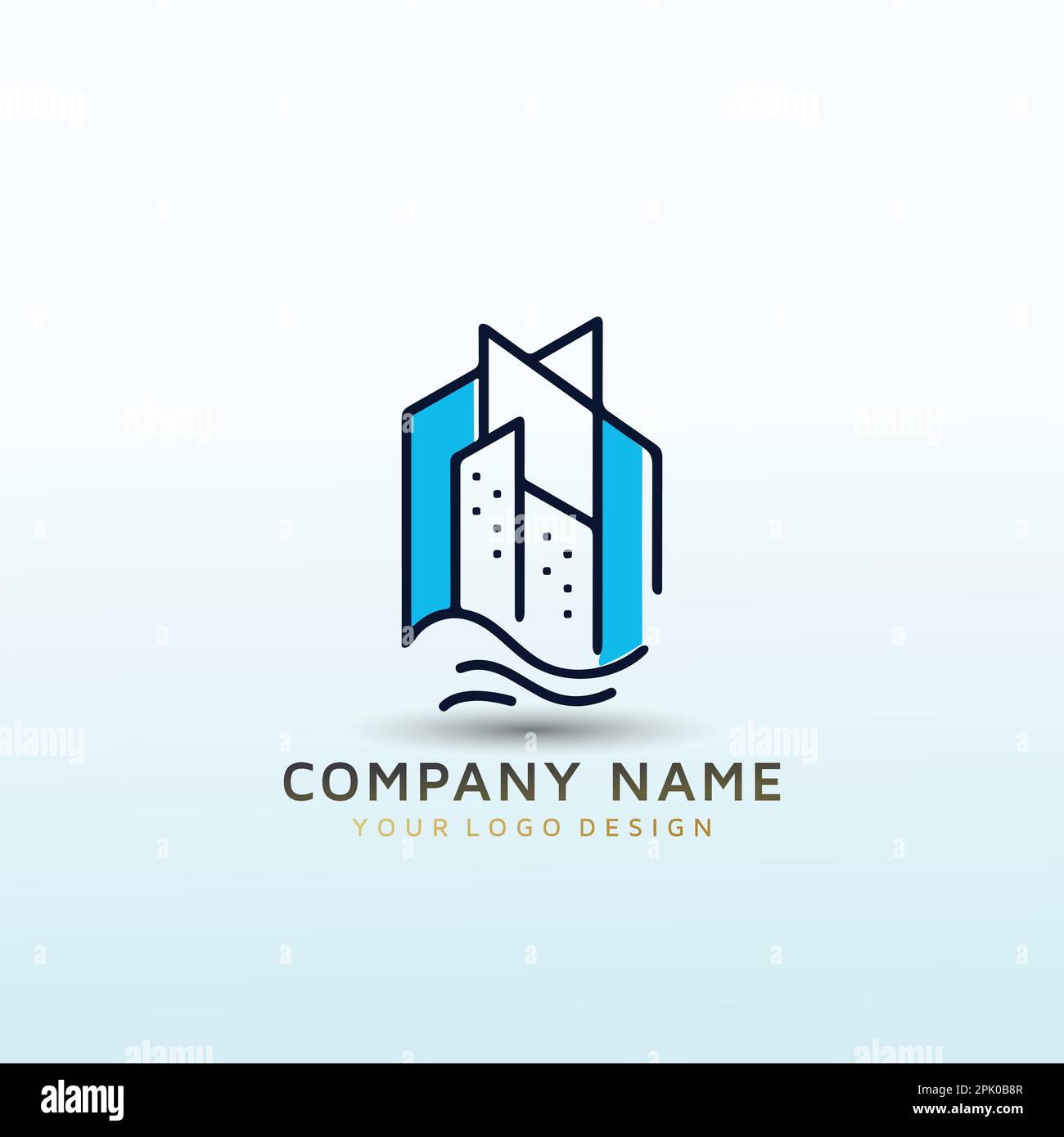 wooden bridge crossing logo design Stock Vector Image & Art - Alamy