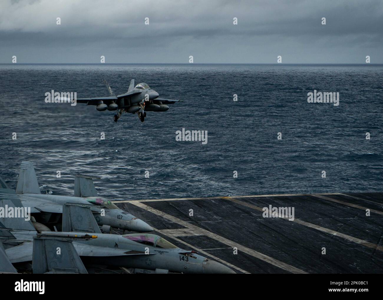 230403-N-EL850-2155 IONIAN SEA (April 3, 2023) An F/A-18F Super Hornet ...