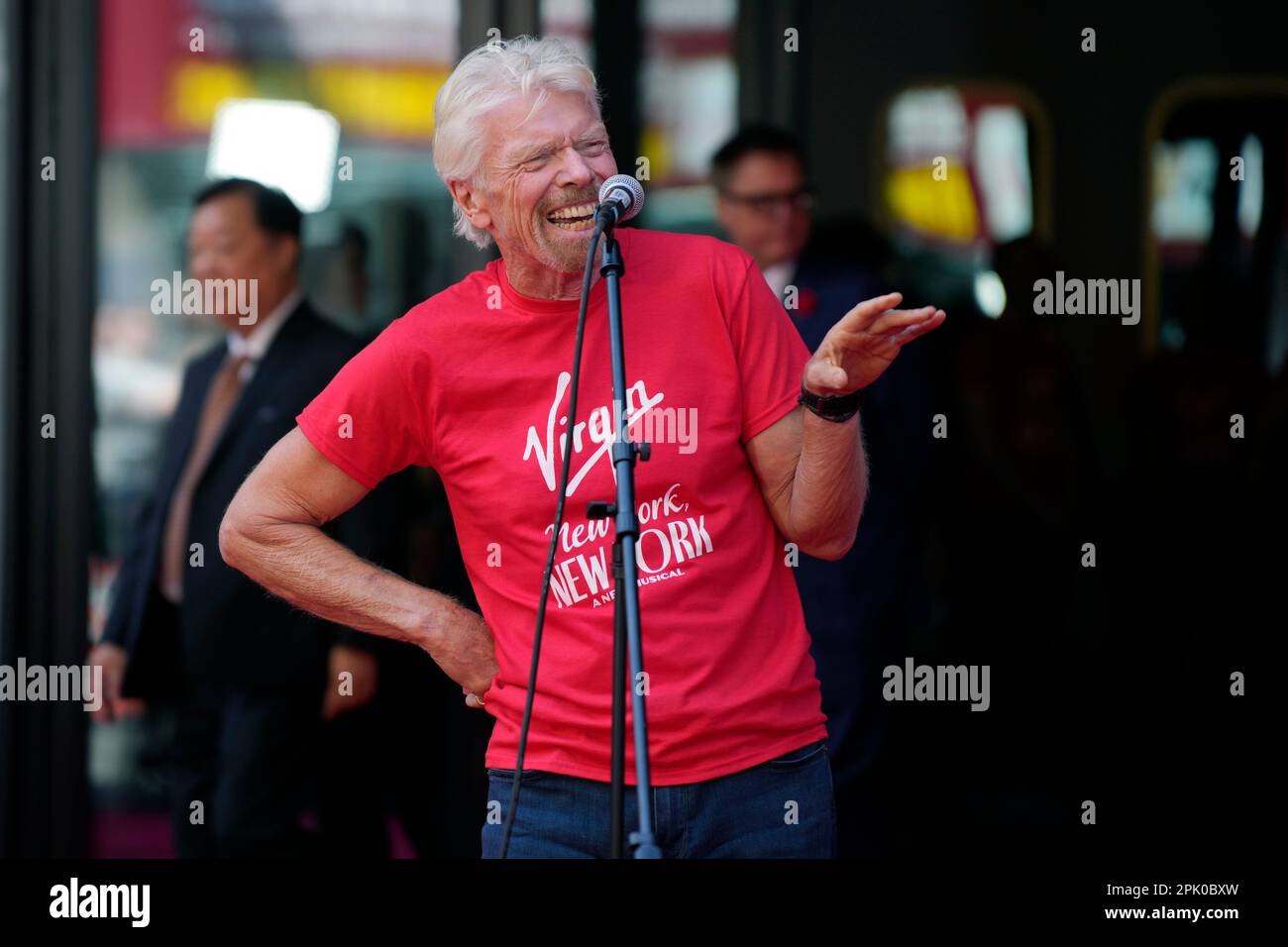 Sir Richard Branson attends the Virgin Hotels New York City grand ...