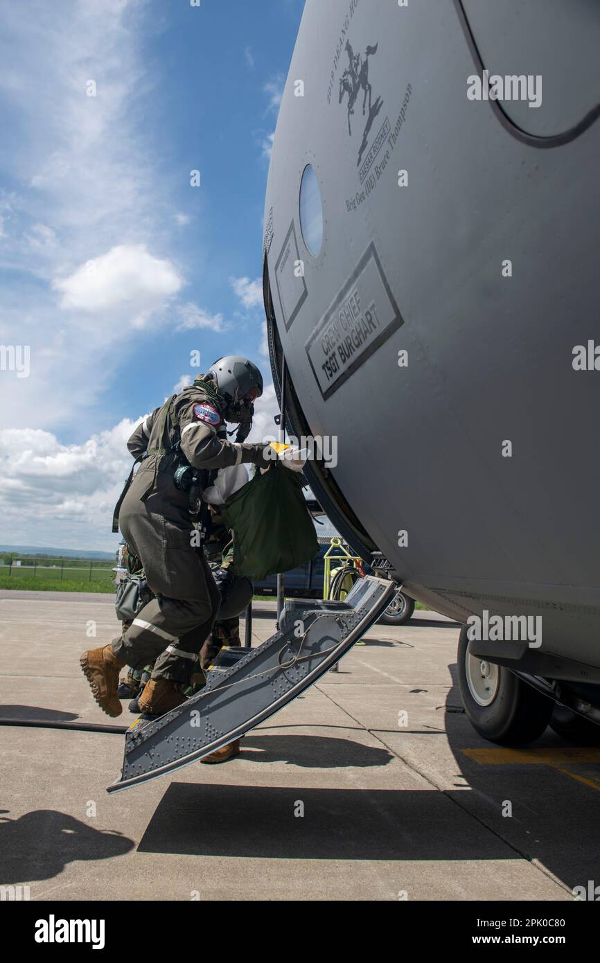 Airmen, assigned to the 109th Aircrew Flight Equipment Squadron ...