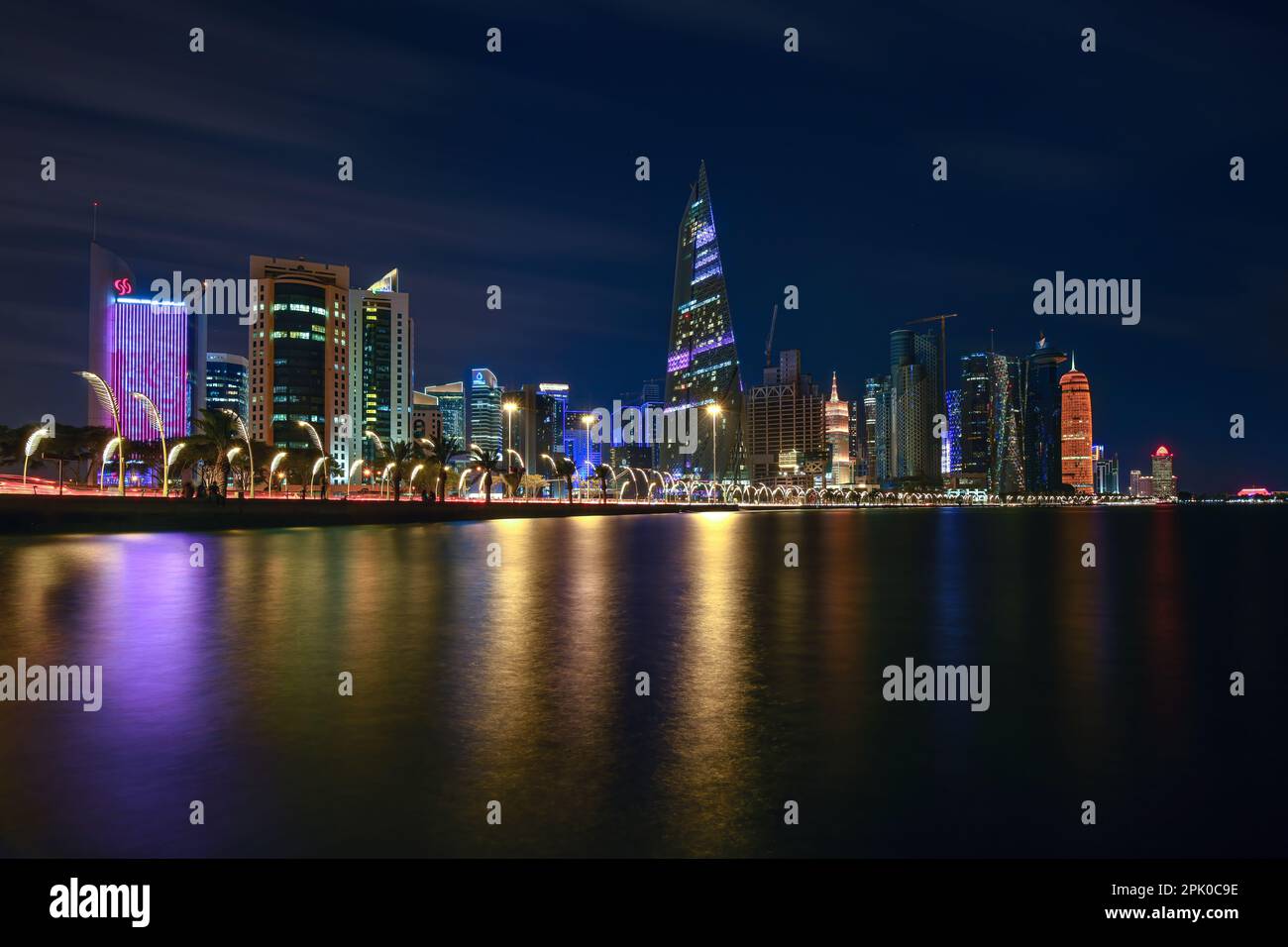 Skyline doha from rooftop hi-res stock photography and images - Alamy