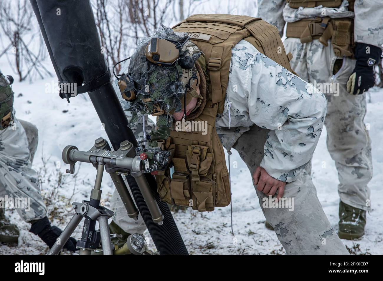 A U.S. Marine with 3rd Battalion, 2d Marine Regiment, 2d Marine ...