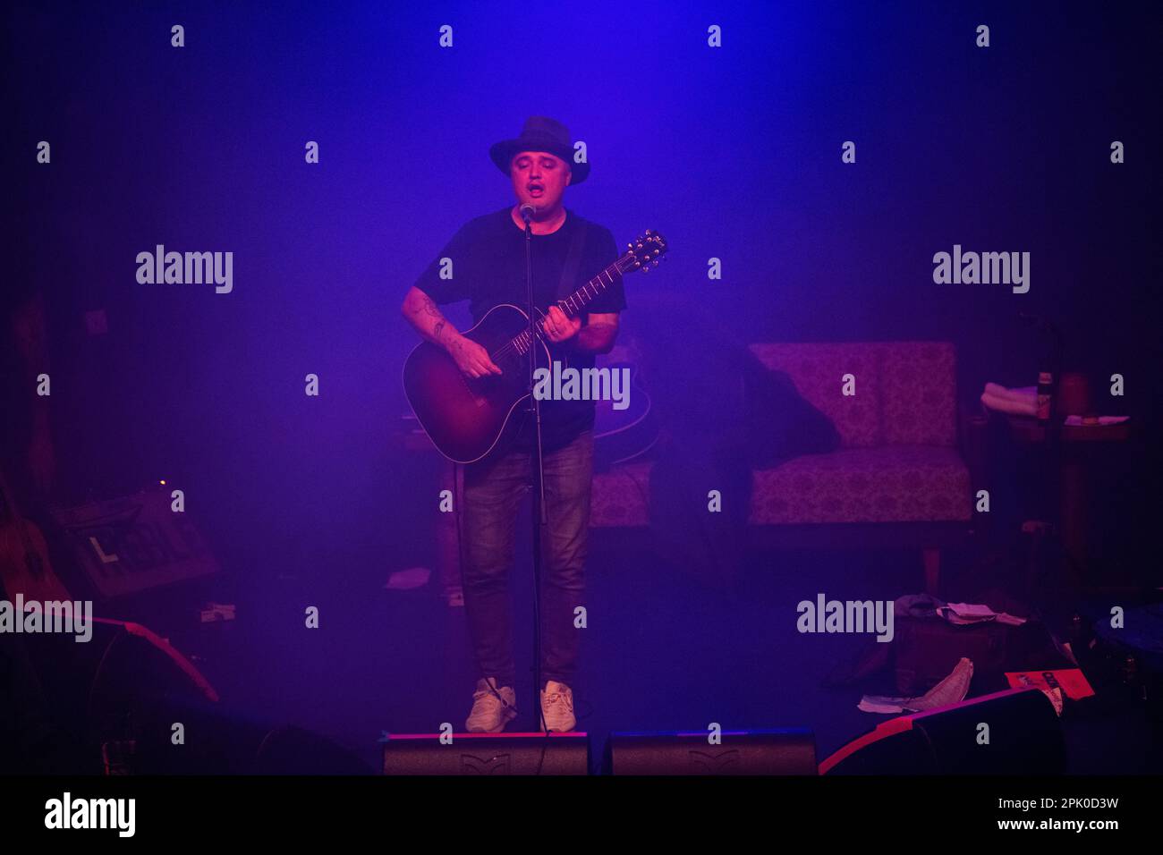 Peter Doherty performing at the Metropol in berlin during the Battered ...