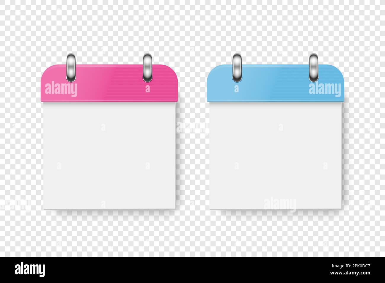 Vector 3d Realistic Paper Classic Simple Minimalistic Blue and Pink ...