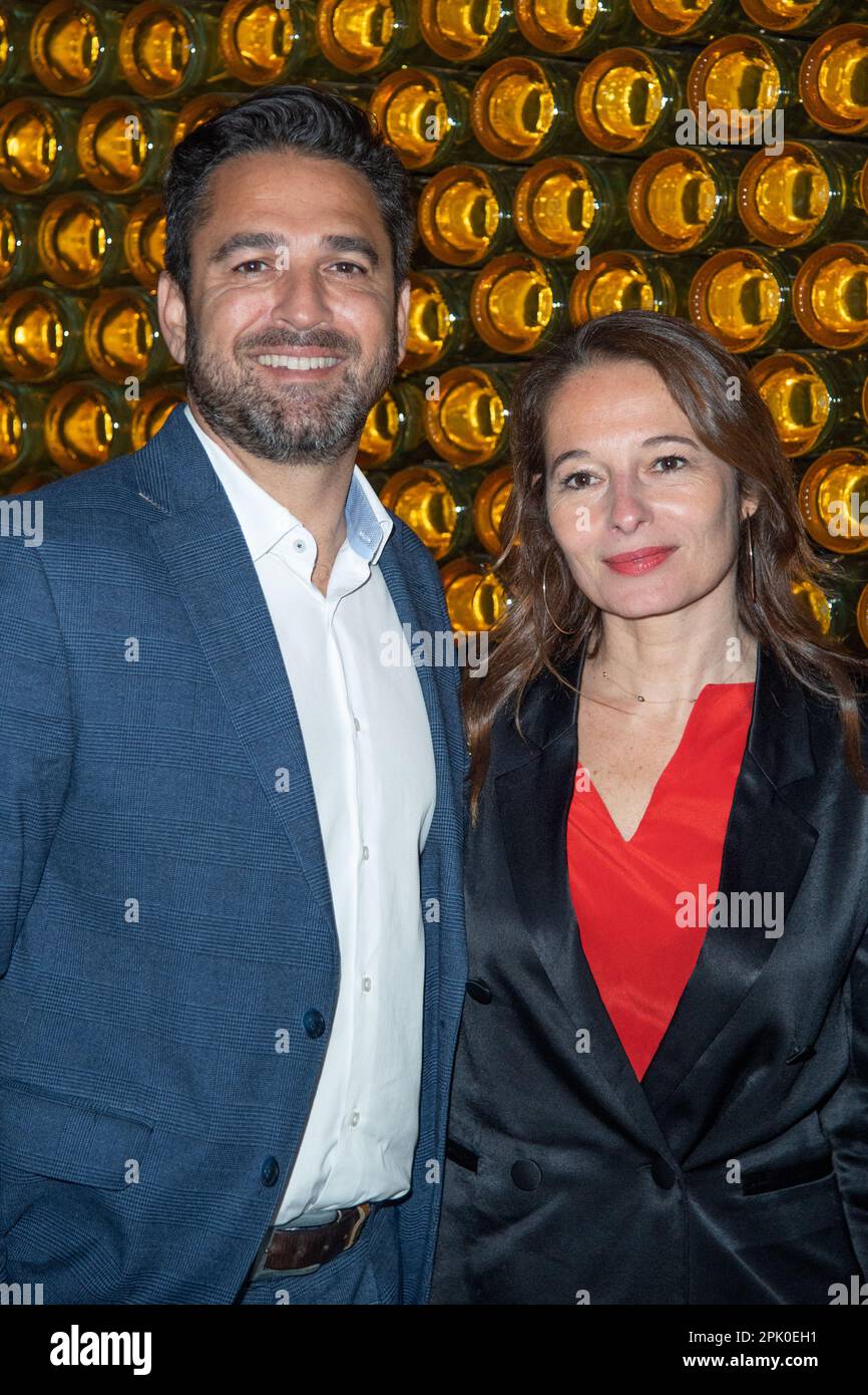 Reims, France. 04th Apr, 2023. Arnaud Robinet and Fanny Levy attending ...