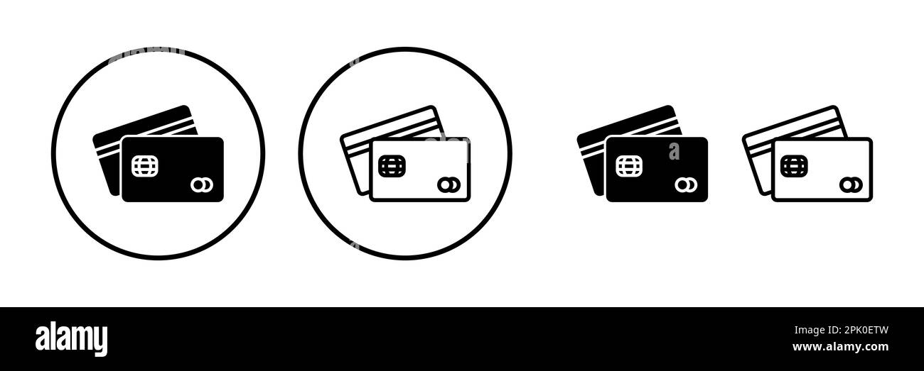 Credit card icon vector. payment icon. debit payment icon Stock Vector ...