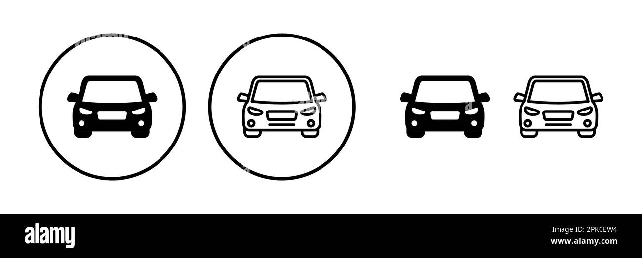 Car icon vector. Car sign. sedan Stock Vector Image & Art - Alamy
