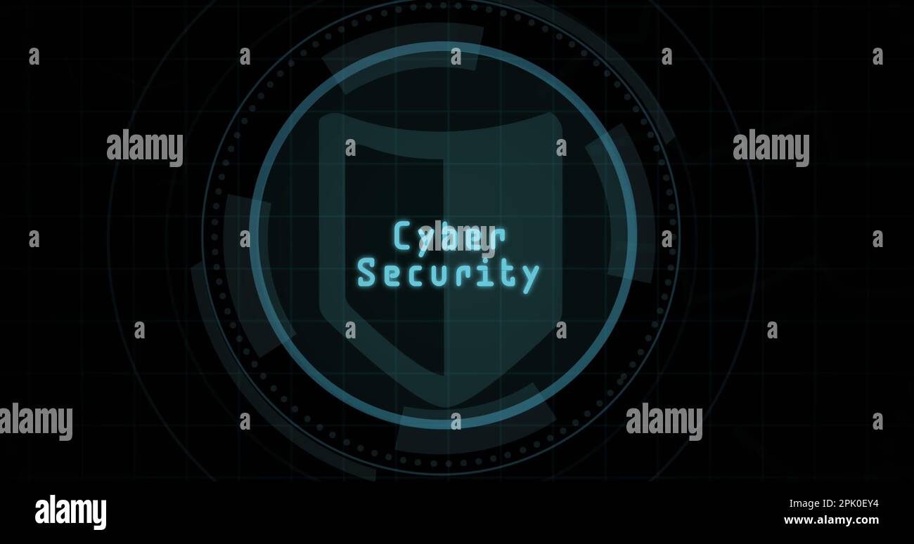 Cyber security circle hi-res stock photography and images - Alamy