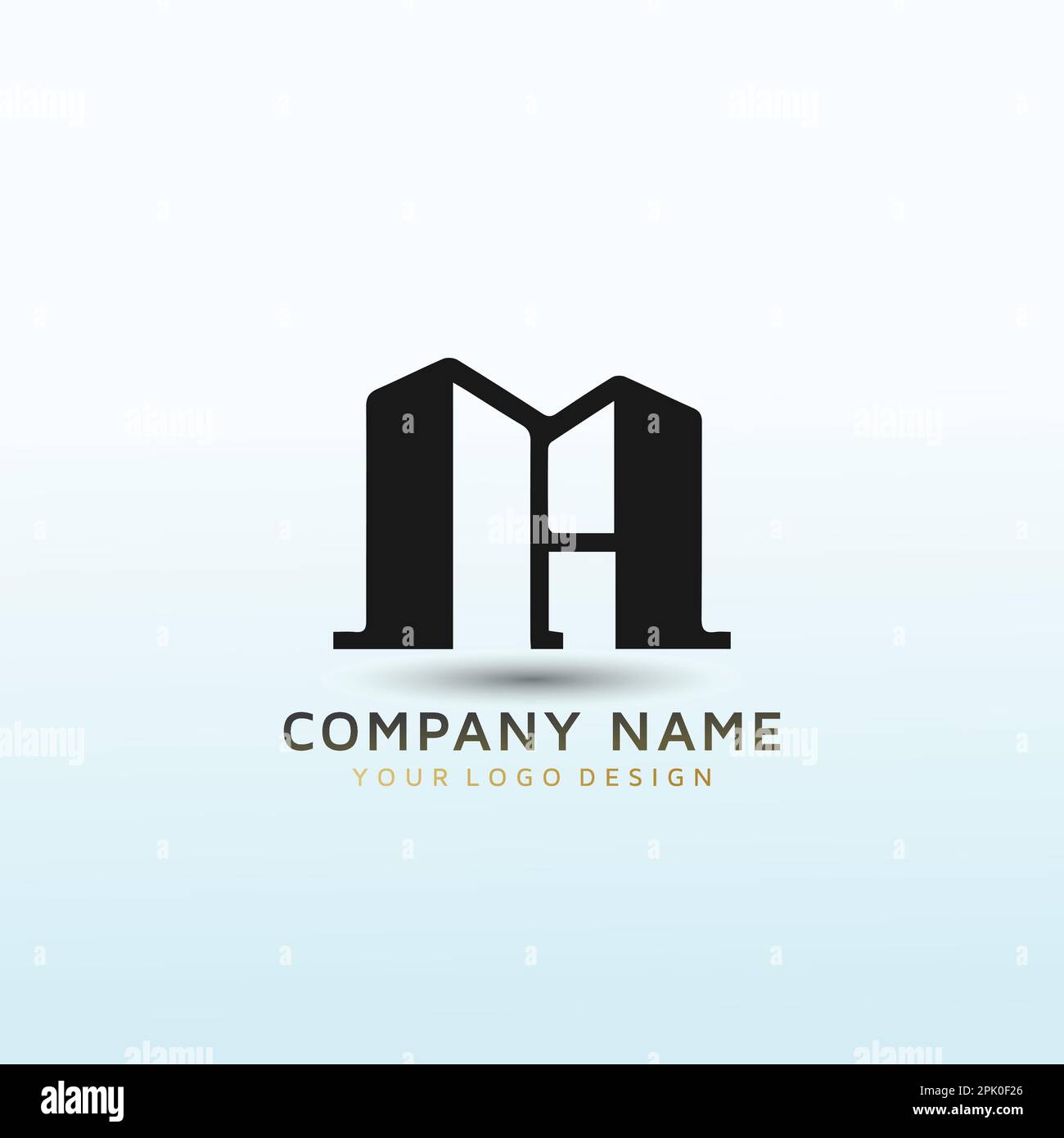 real estate letter MA vector logo design Stock Vector Image & Art - Alamy