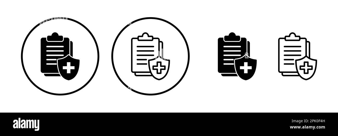 Health insurance icon vector. medical insurance icon Stock Vector Image ...