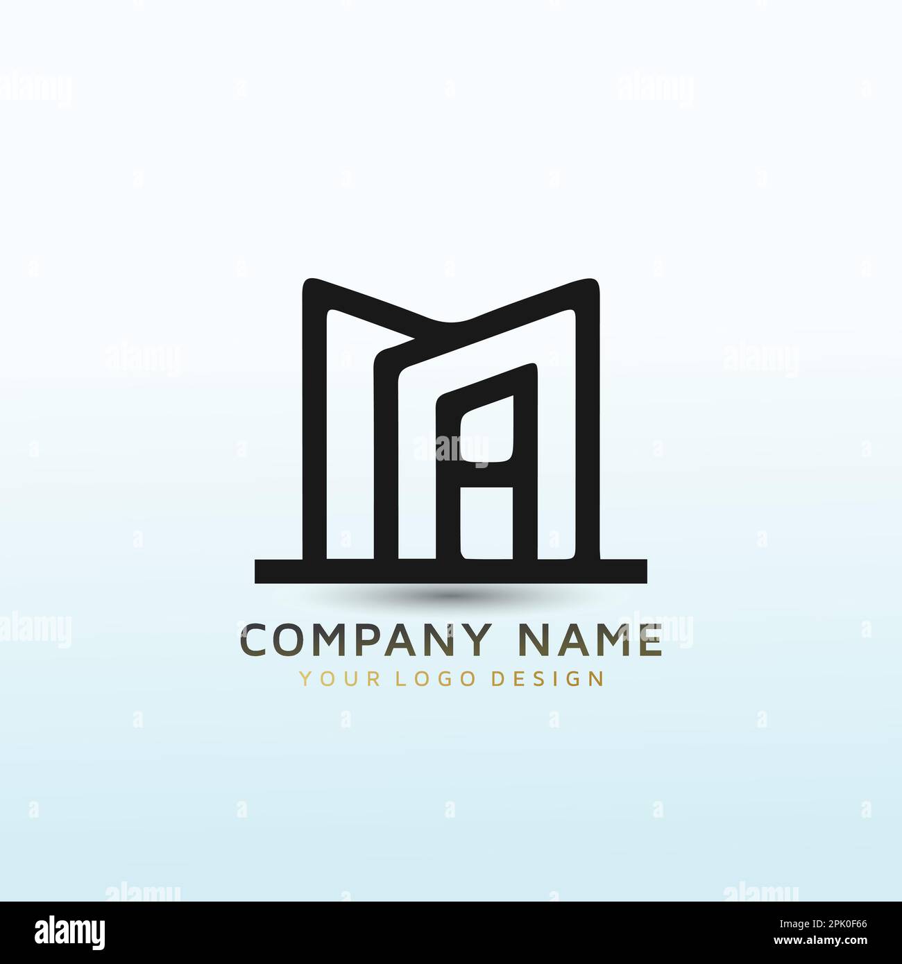 real estate letter MA vector logo design Stock Vector Image & Art - Alamy