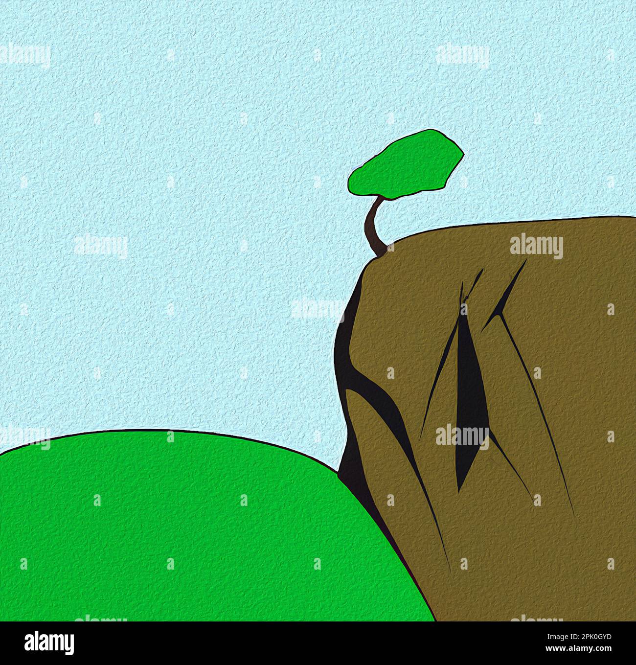 Cartoon park tree hi-res stock photography and images - Alamy