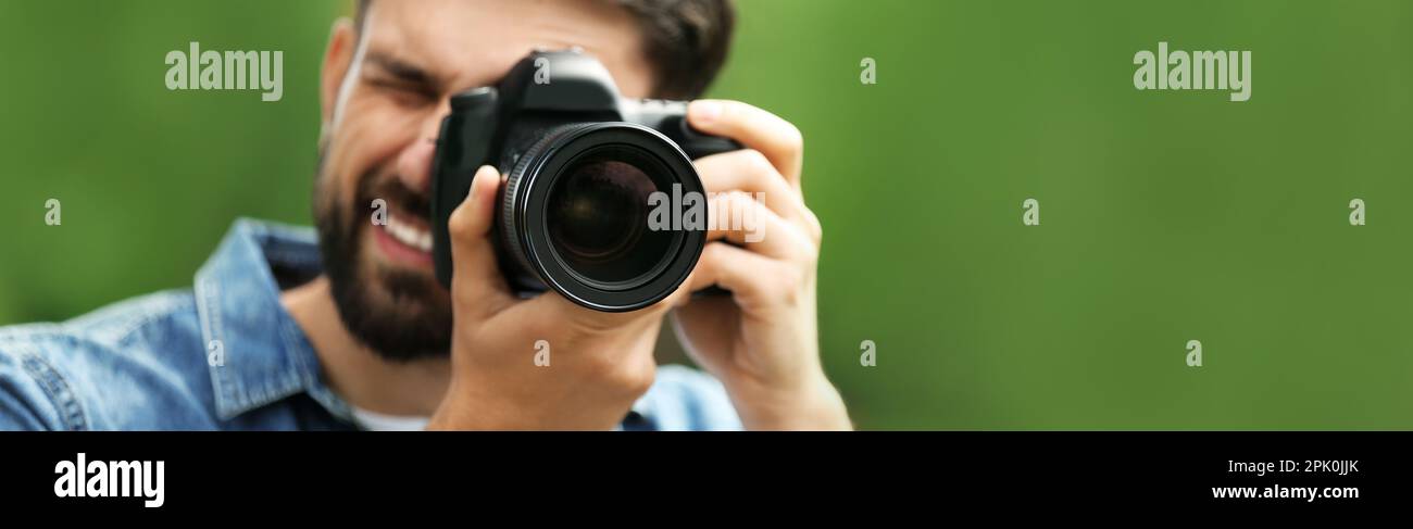 Photo shoot banner design hi-res stock photography and images - Alamy