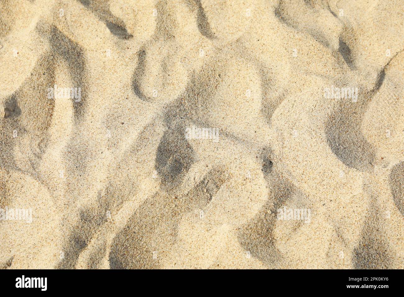 Top view of beach sand as background Stock Photo - Alamy