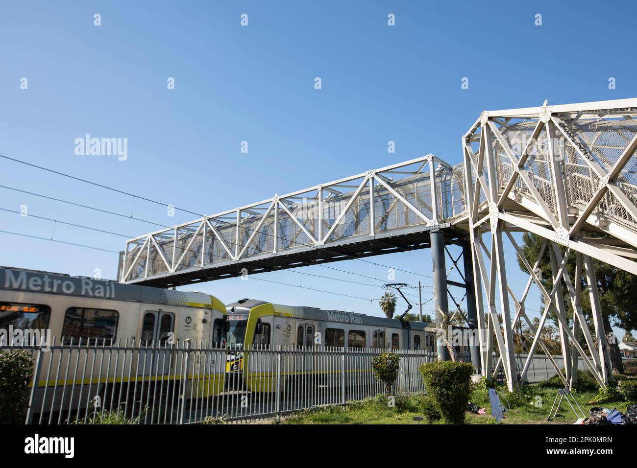 Watts, California, USA - February 25, 2023: A Metro Rail A (Formerly ...