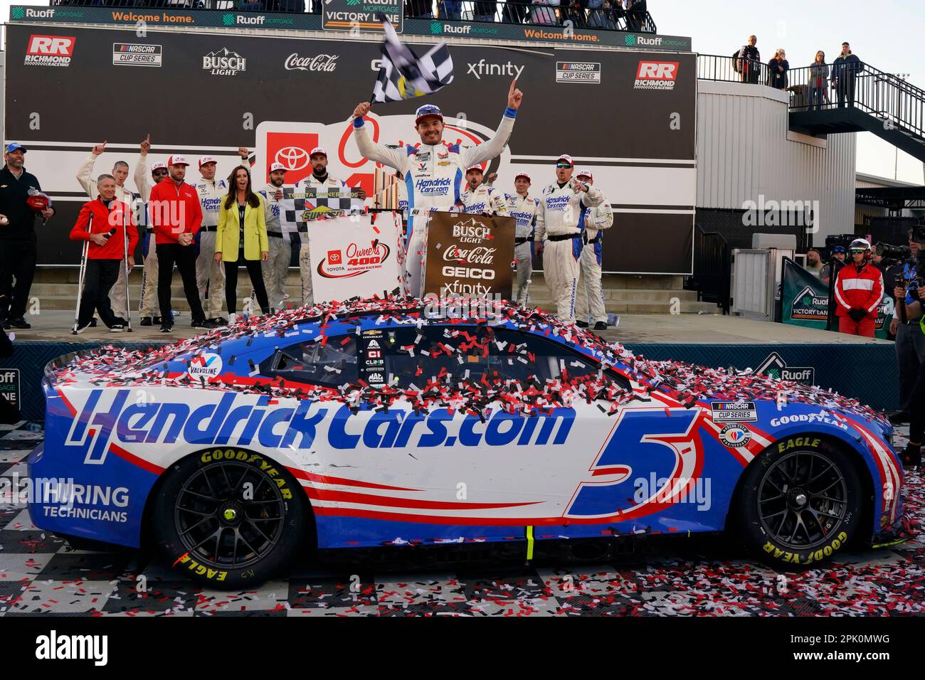 Richmond, United States Of America. 02nd Apr, 2023. KYLE LARSON wins ...