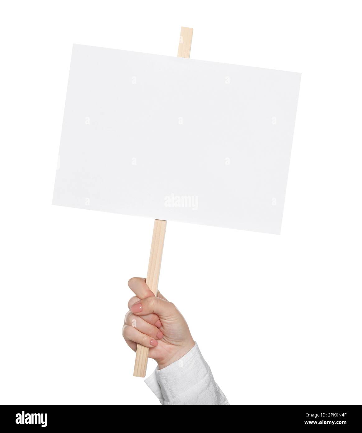 Wooden stick protest sign hi-res stock photography and images - Alamy