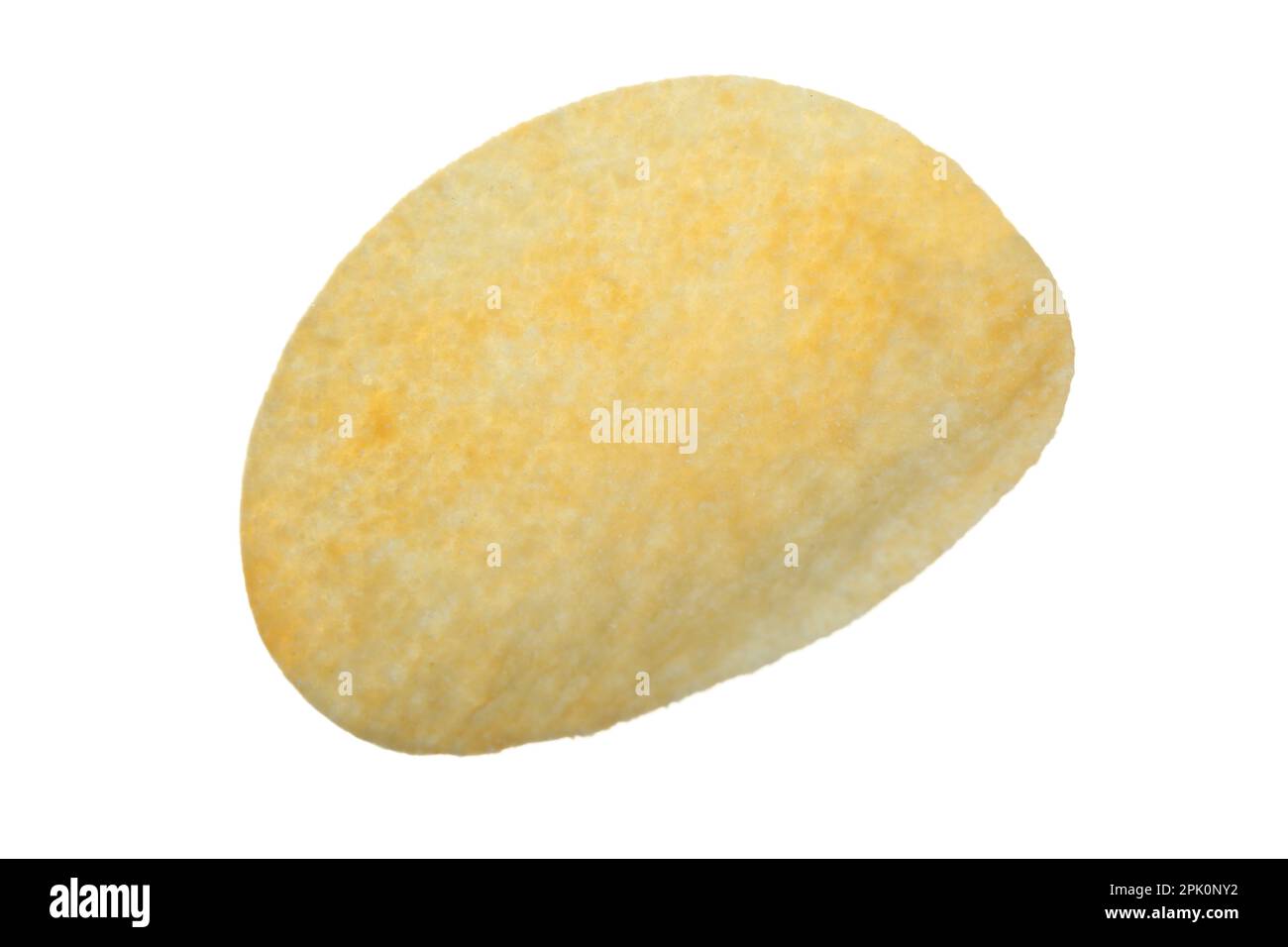 One tasty potato chip isolated on white Stock Photo - Alamy