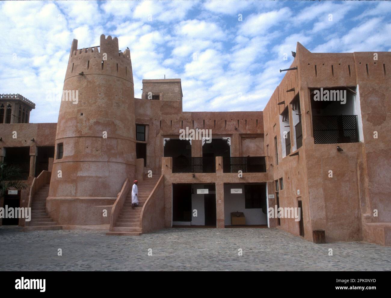 Ajman Museum in the ruler's old fort dating from the late 18th century ...