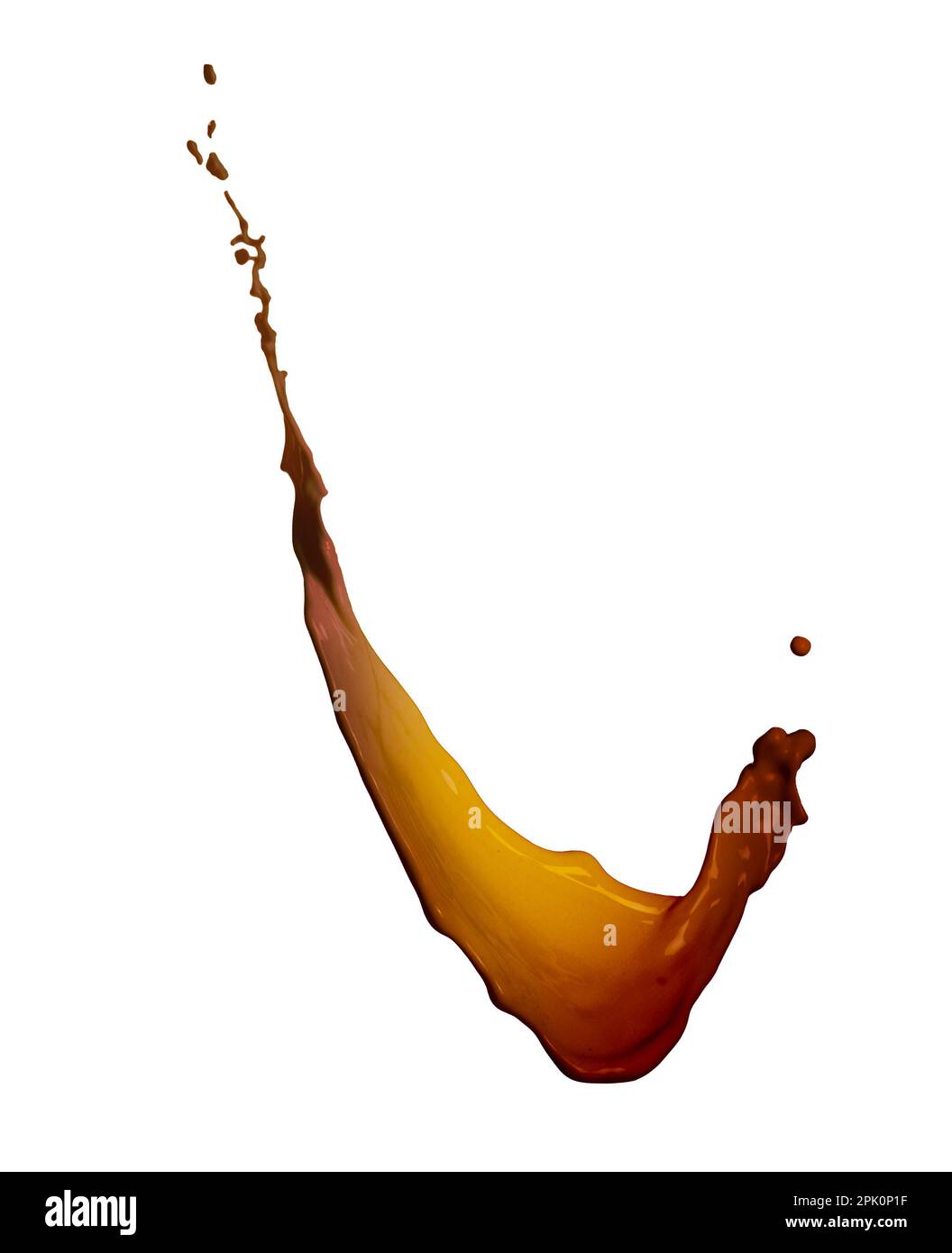 Splash of tasty soy sauce isolated on white Stock Photo - Alamy