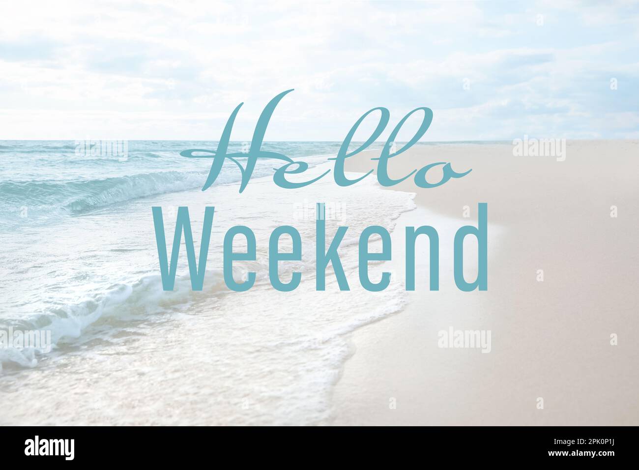 Beautiful view rolling turquoise wave hi-res stock photography and ...