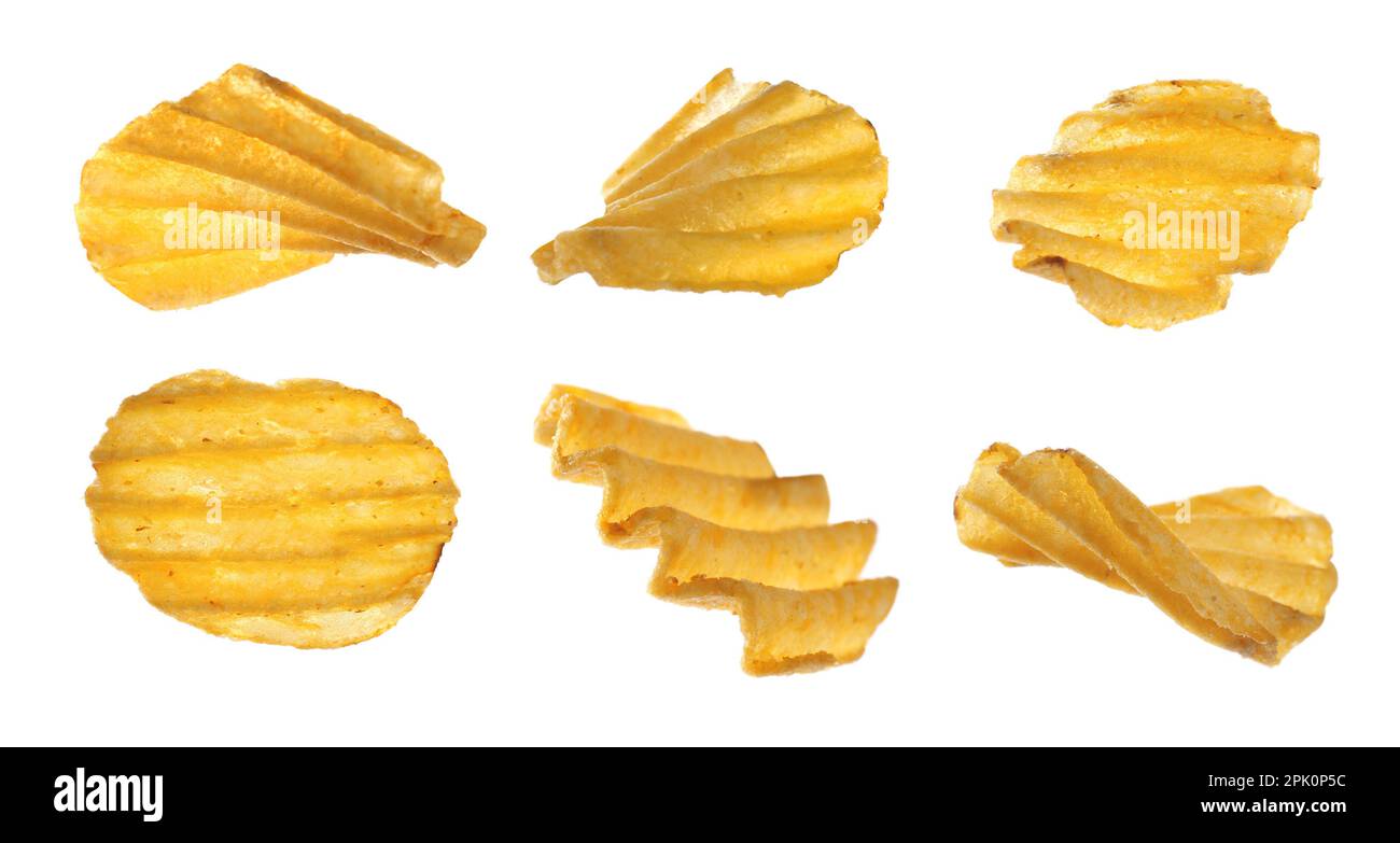 Ridged french fries Cut Out Stock Images & Pictures - Alamy