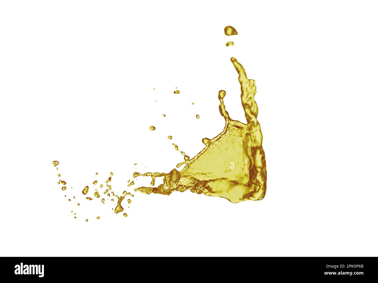 Natural organic cooking oil splashing on white background Stock Photo ...