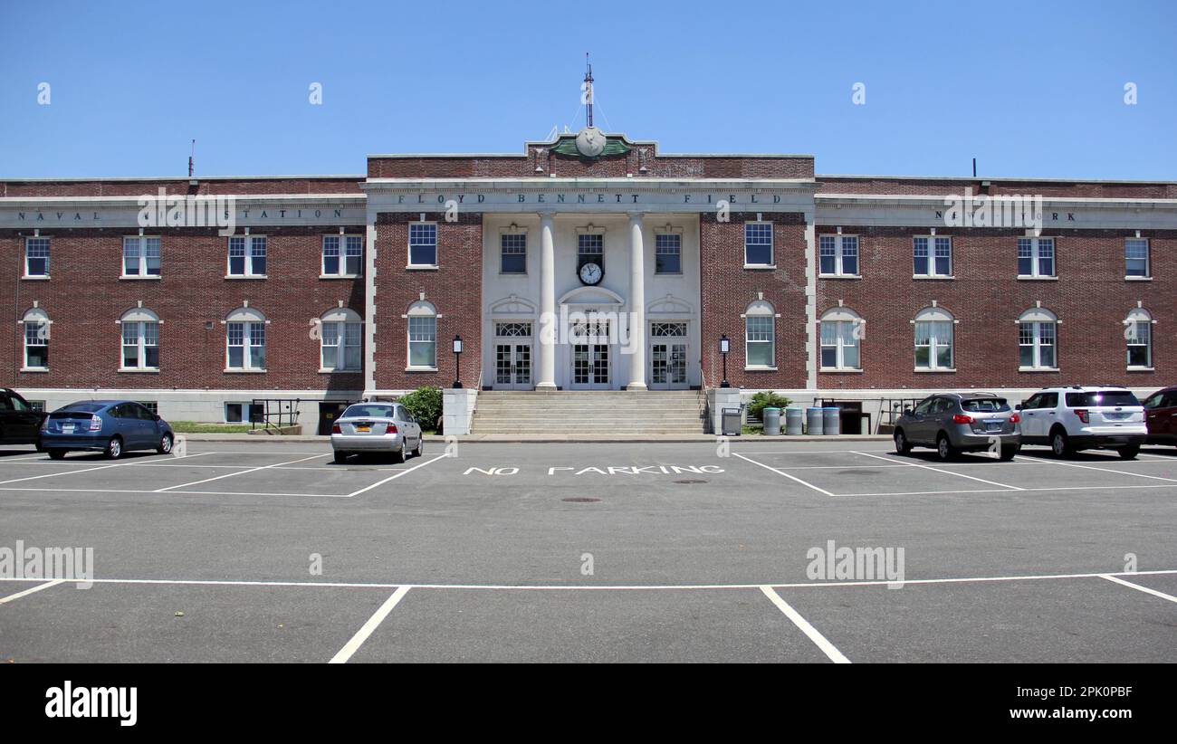 Floyd Bennett Field, Art Deco building of former main terminal and ...
