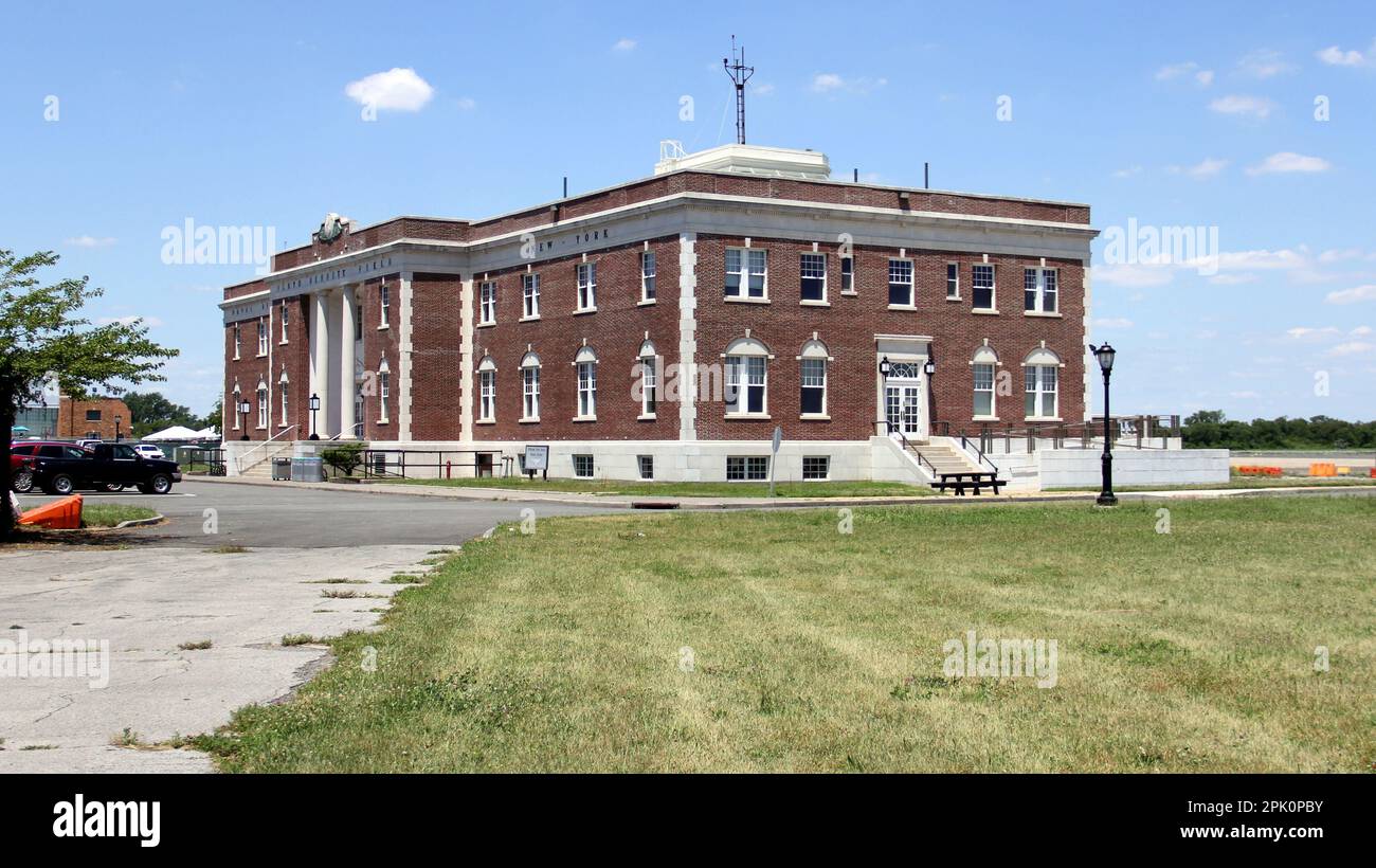 Floyd Bennett Field, Art Deco building of former main terminal and ...