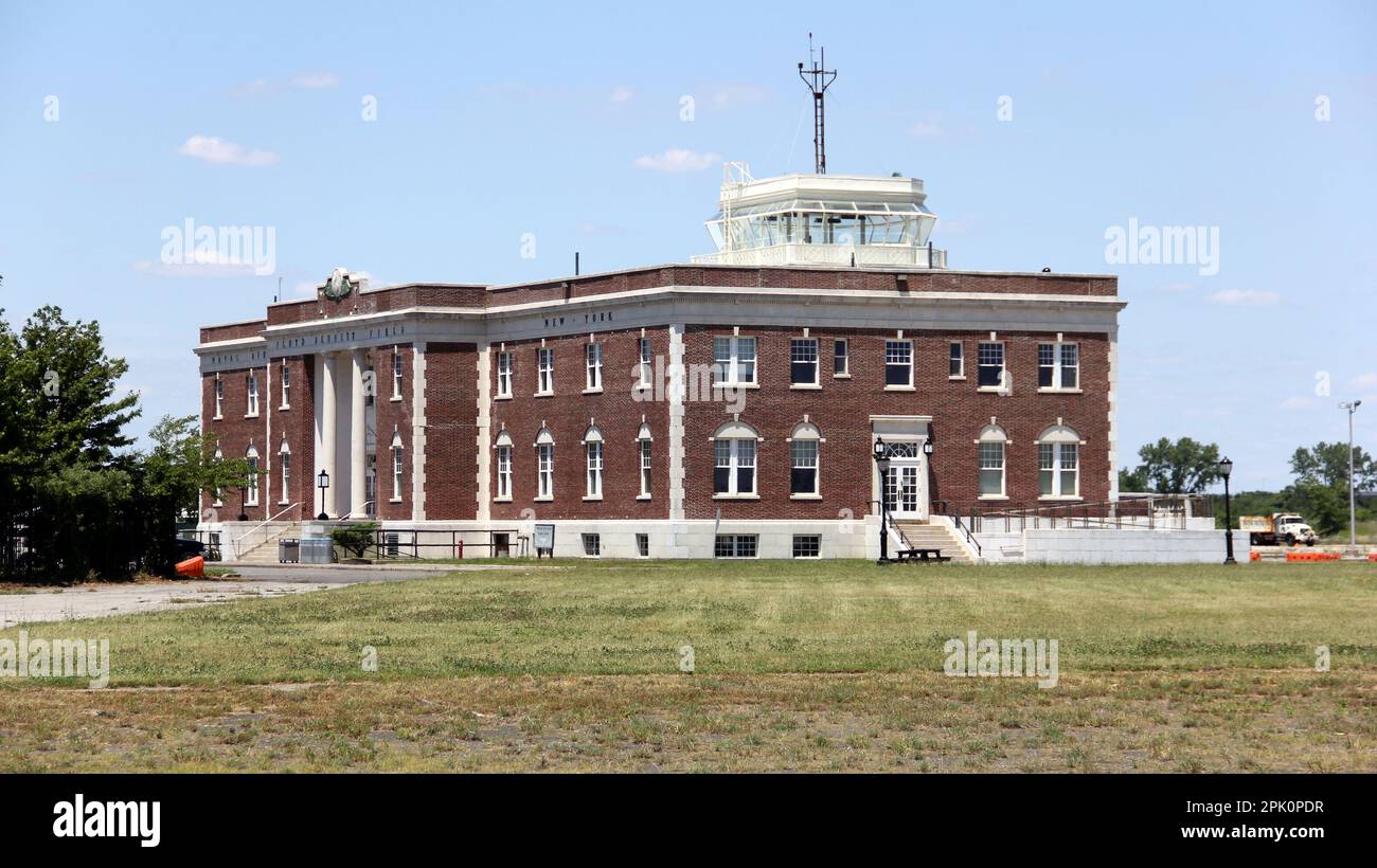 Floyd Bennett Field, Art Deco building of former main terminal and ...