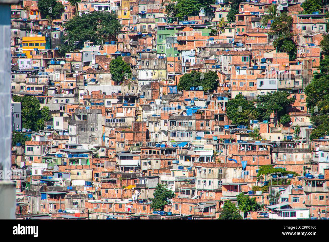 Rocinha Favela in Rio de Janeiro, Brazil - January 18, 2023: Favela da ...