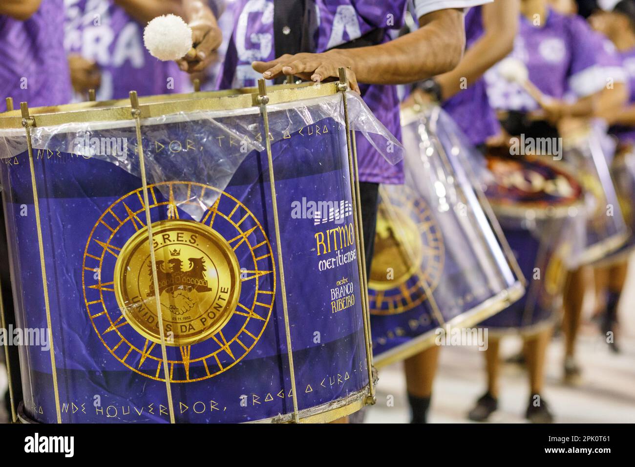 Drums from the Unidos da Ponte samba school - January 21, 2023 : Drums ...
