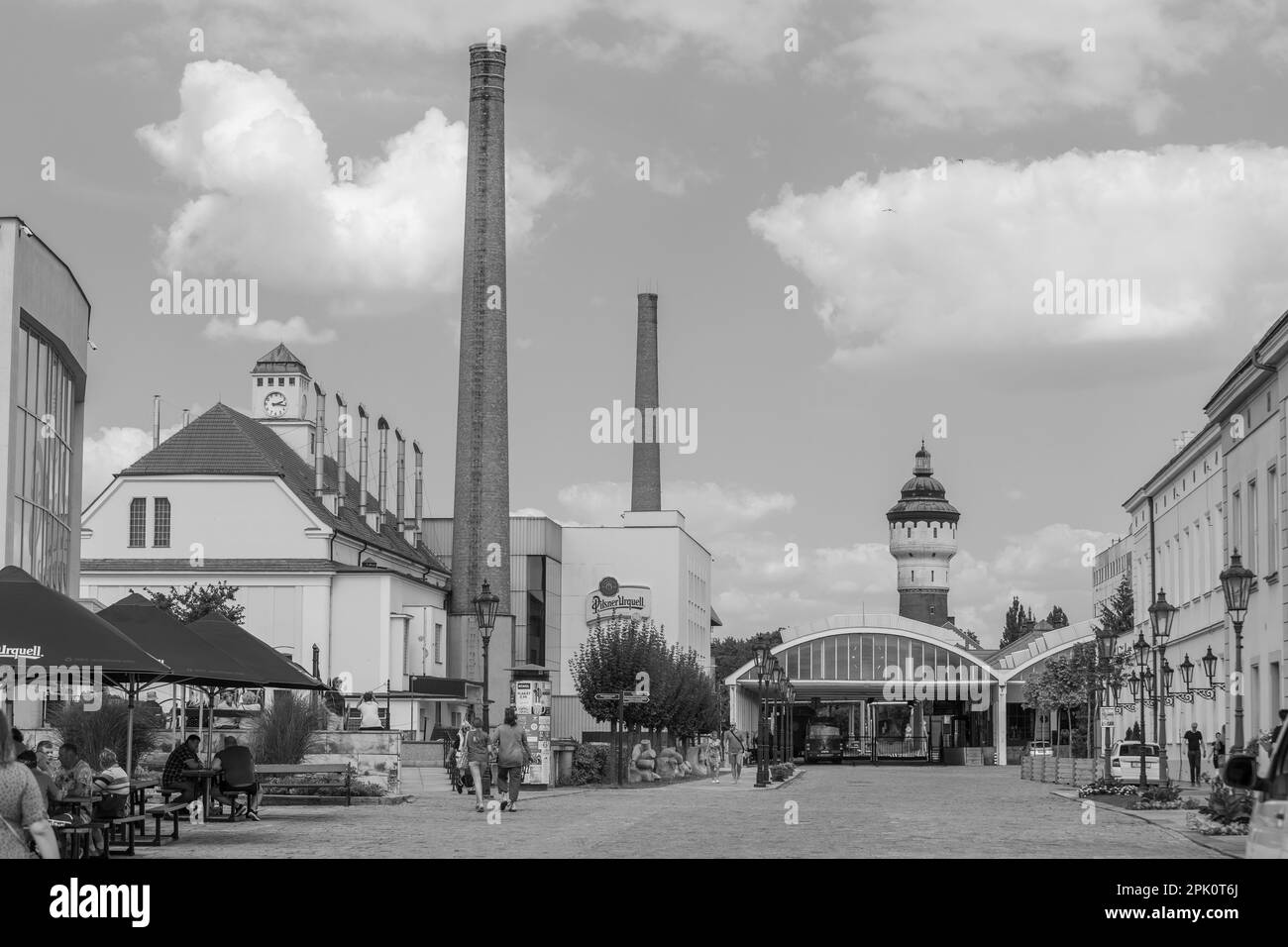 PILSEN, CZECH REPUBLIC, EUROPE - Pilsner Urquell Brewery. Traditional ...