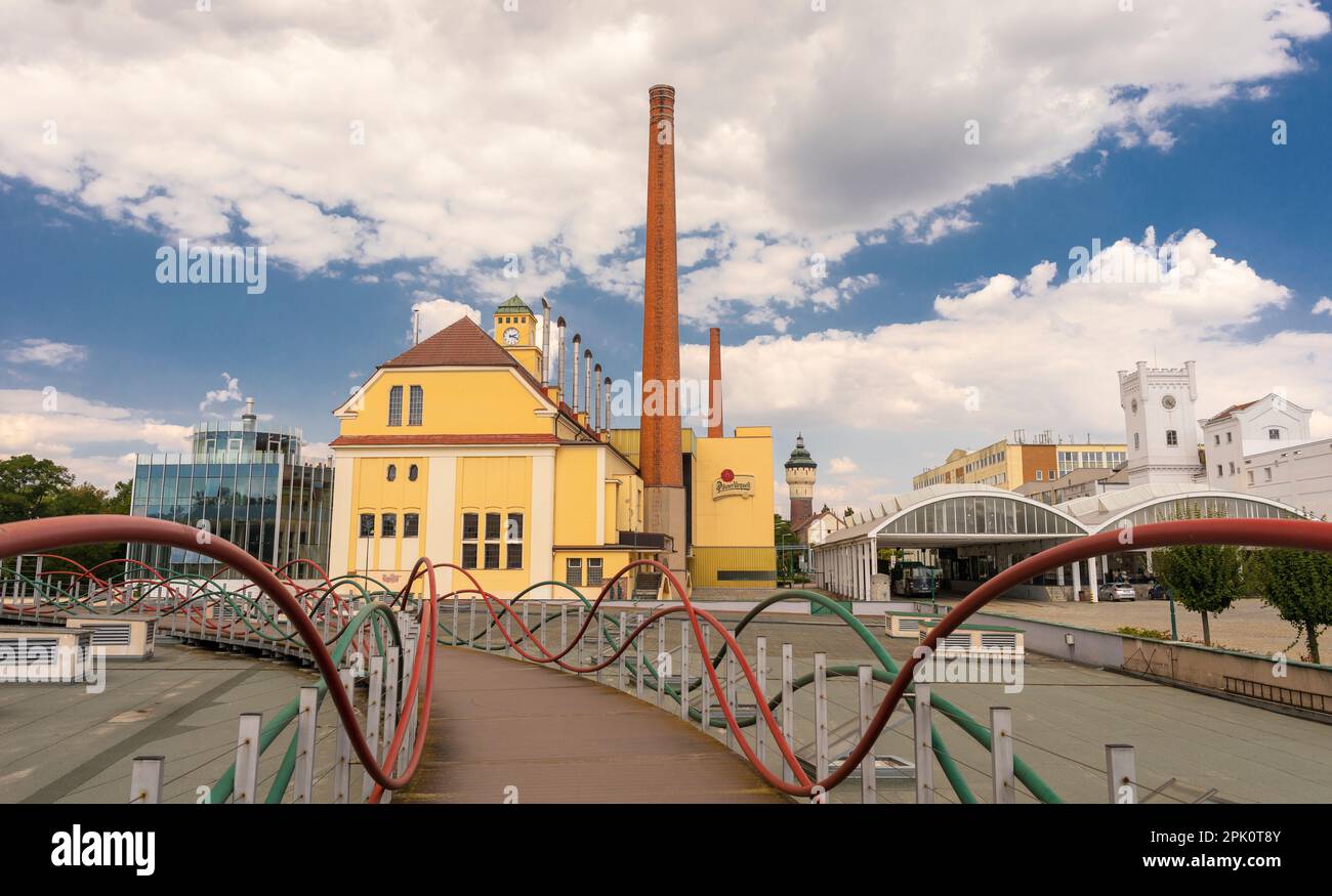 PILSEN, CZECH REPUBLIC, EUROPE - Pilsner Urquell Brewery. Traditional ...