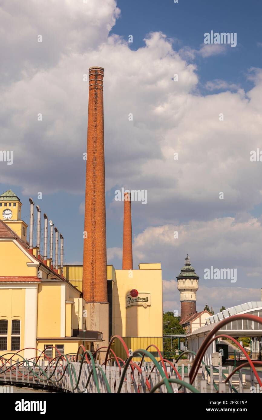 PILSEN, CZECH REPUBLIC, EUROPE - Pilsner Urquell Brewery Stock Photo ...
