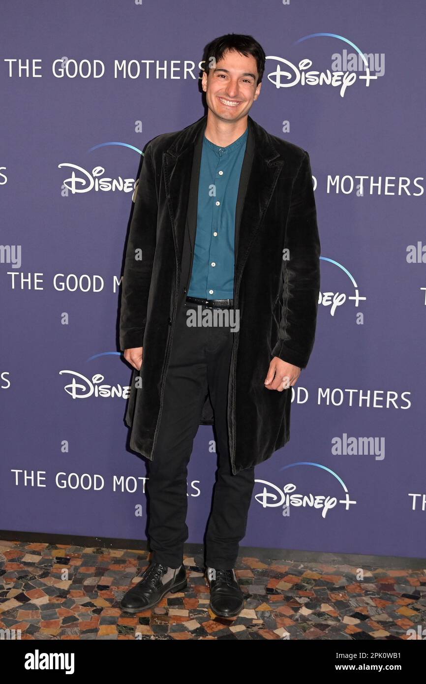 Andrea Dianetti attends the blu carpet of the premiere of new Disney+ ...