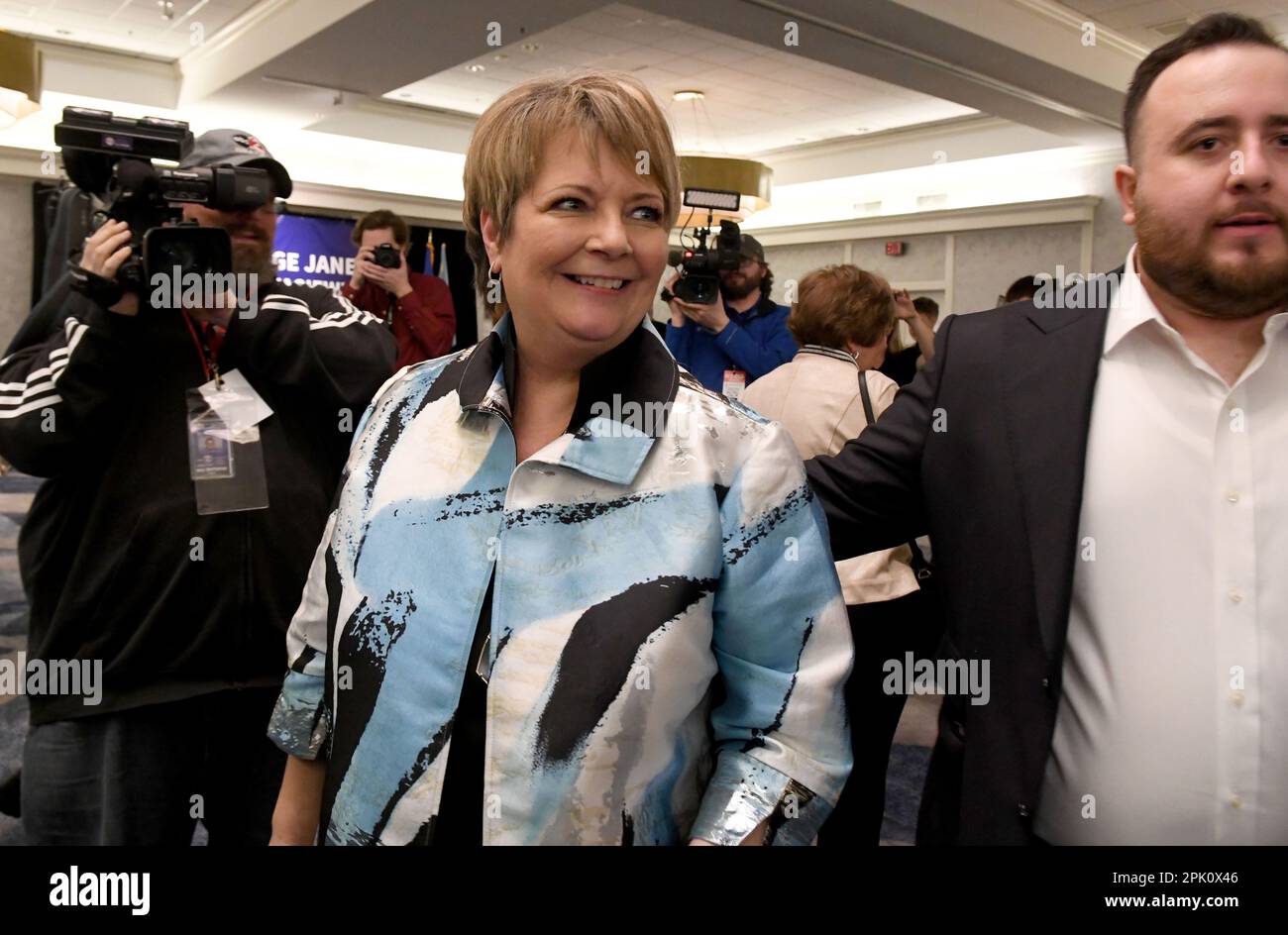 Milwaukee, Wisconsin, USA. 4th Apr, 2023. JUDGE JANET PROTASIEWICZ ...