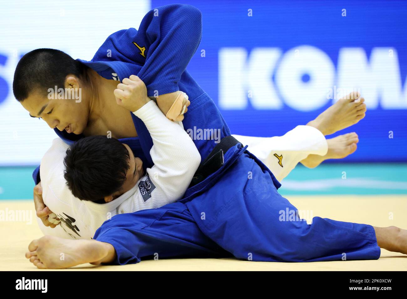 Fukuoka, Japan. 1st Apr, 2023. (Top-Bottom) Taiki Nakamura, Ryuju ...