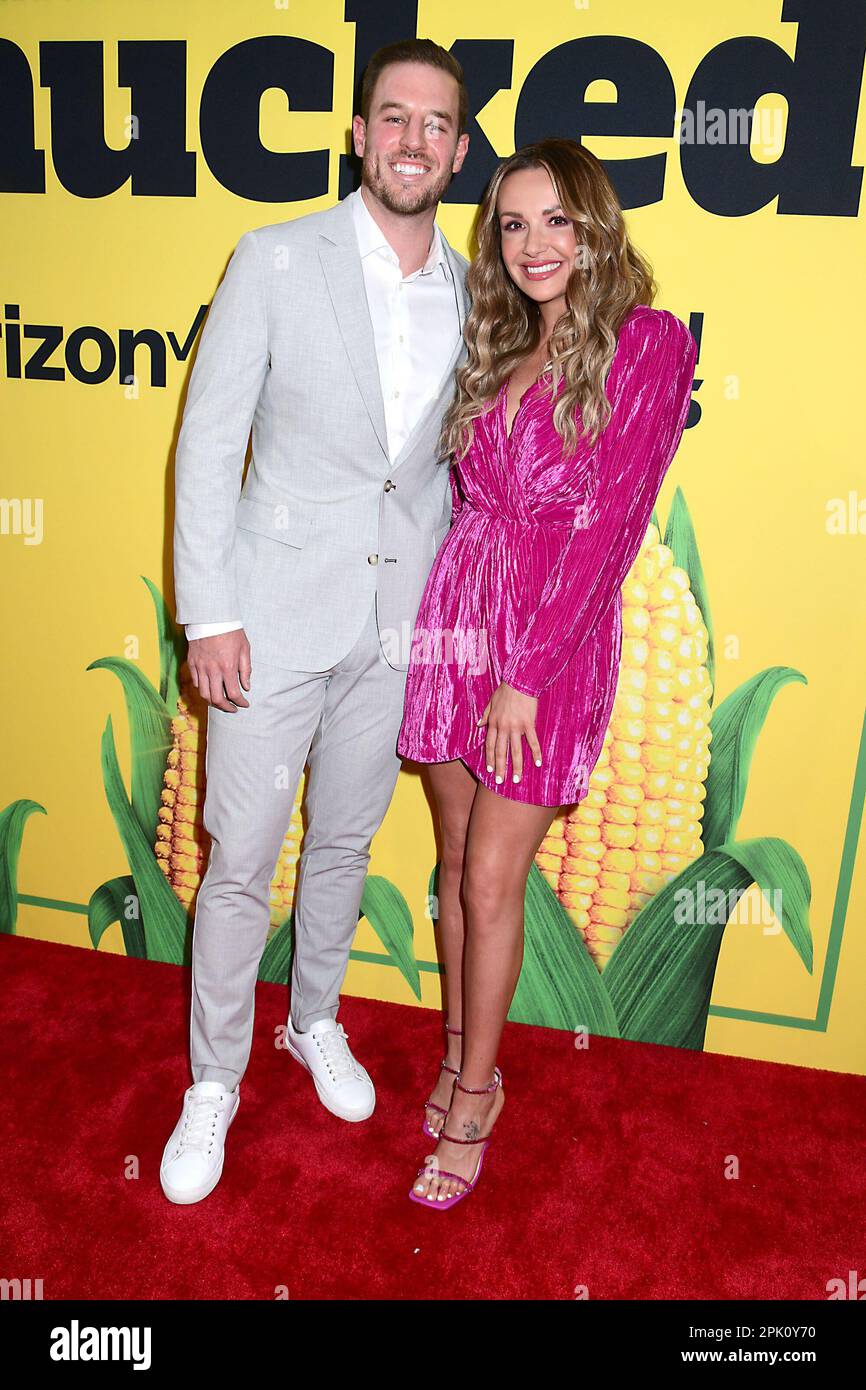 New York, New York, USA, April 4, 2023. Carly Pearce and boyfriend ...