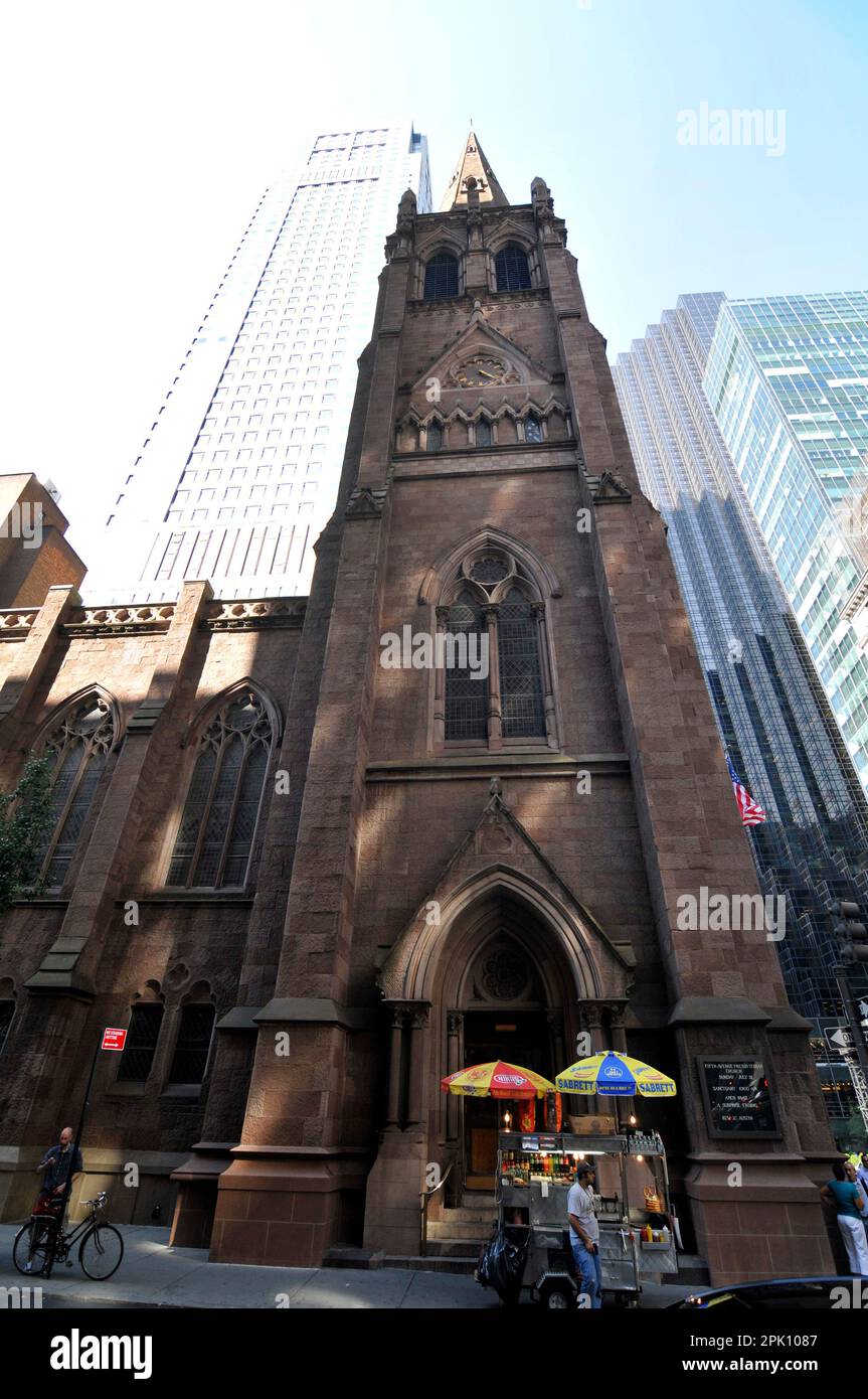 The Fifth Avenue Presbyterian Church in Manhattan, New York City, USA Stock Photo - Alamy